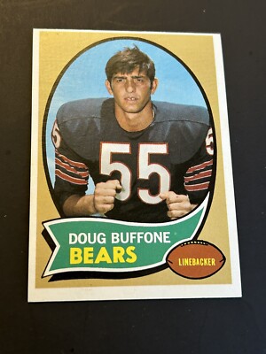 1970 Topps Football #163 Doug Buffone Rookie EX+/NM Chicago Bears ...