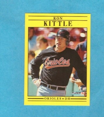 1991 Fleer Baseball Card #480 Ron Kittle Orioles | eBay
