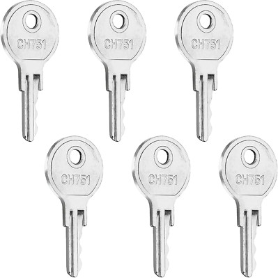 6 Pcs CH751 Key, Universal CH751 Replacement Keys, RV Keys for RV ...