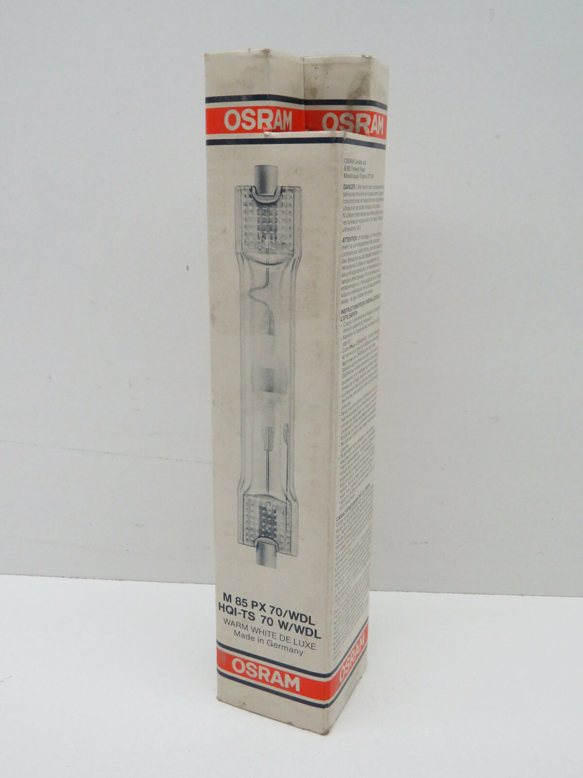 Osram M85PX-70/WDL HQI-TS 70-Watt Metal Halide Light Bulb 70W Warm ...