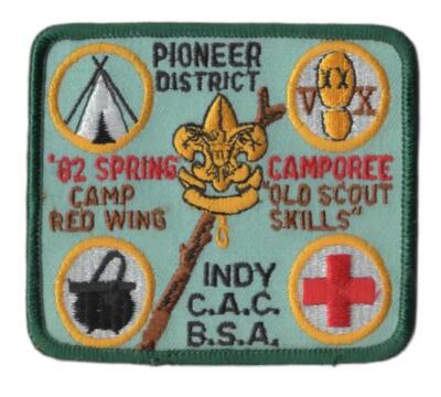 82 Spring Camporee Camp Red Wing Old Scout Skills Pioneer Indy CAC ...