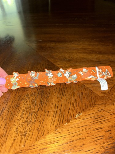 2025 DISNEY Parks Silicone Slap Bracelet Happy Halloween Mickey And Friends NWT | eBay
