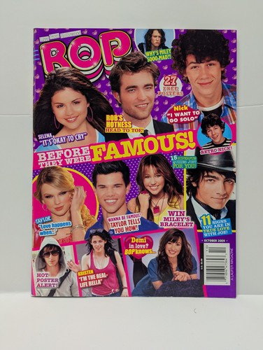 BOP Magazine October 2009 All POSTERS Jonas Brothers Selena Gomez Miley ...