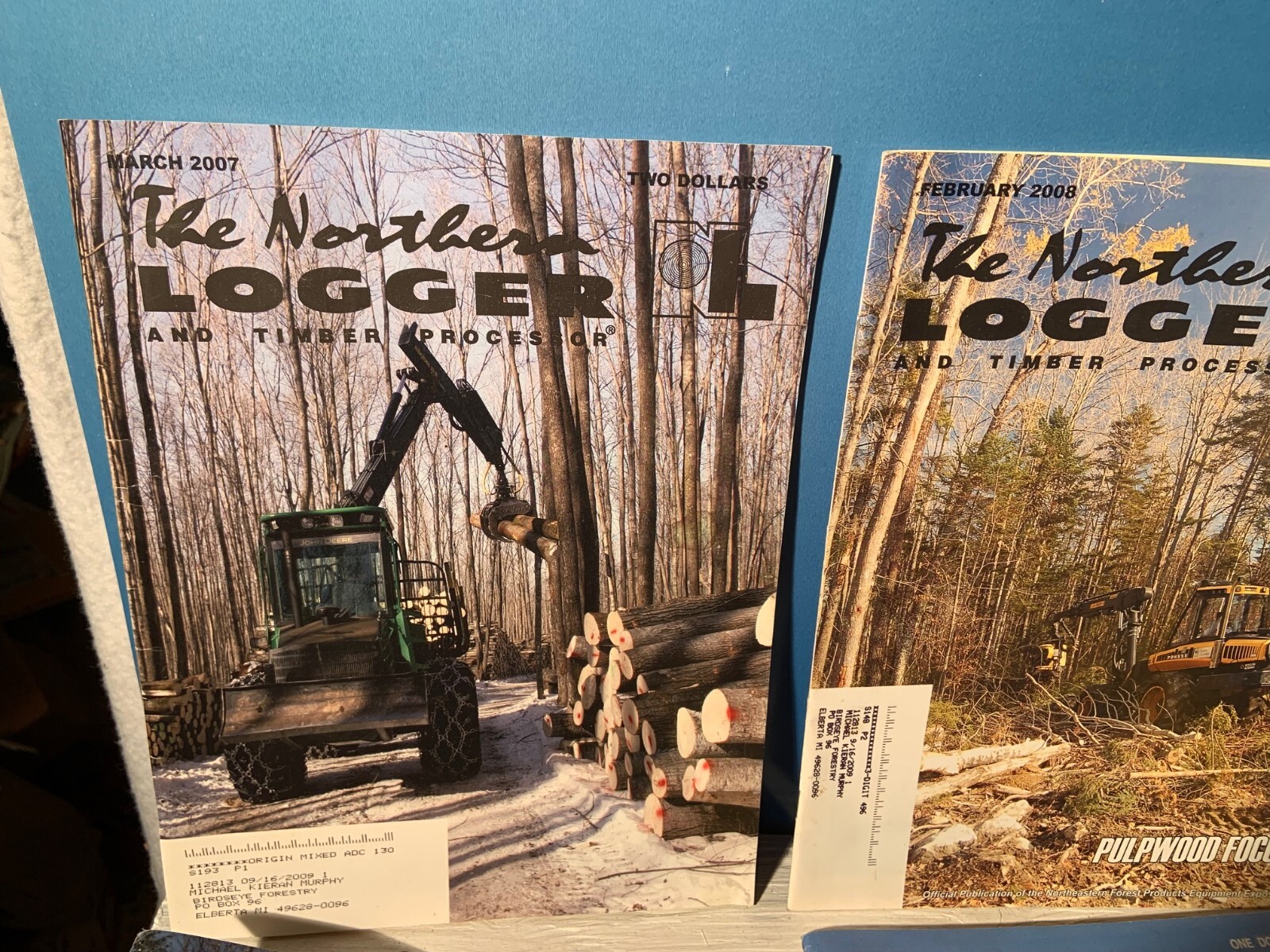 Northern Logger Timber Processor Logging - 8 Issues | eBay