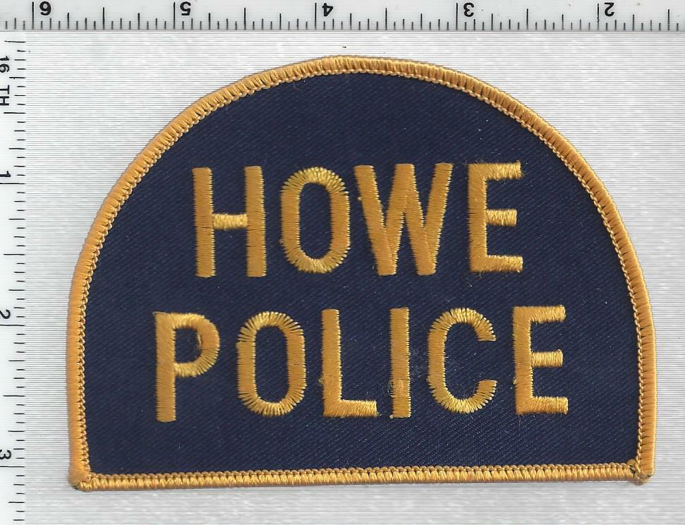 Howe Police (Texas) 1st Issue Shoulder Patch | eBay