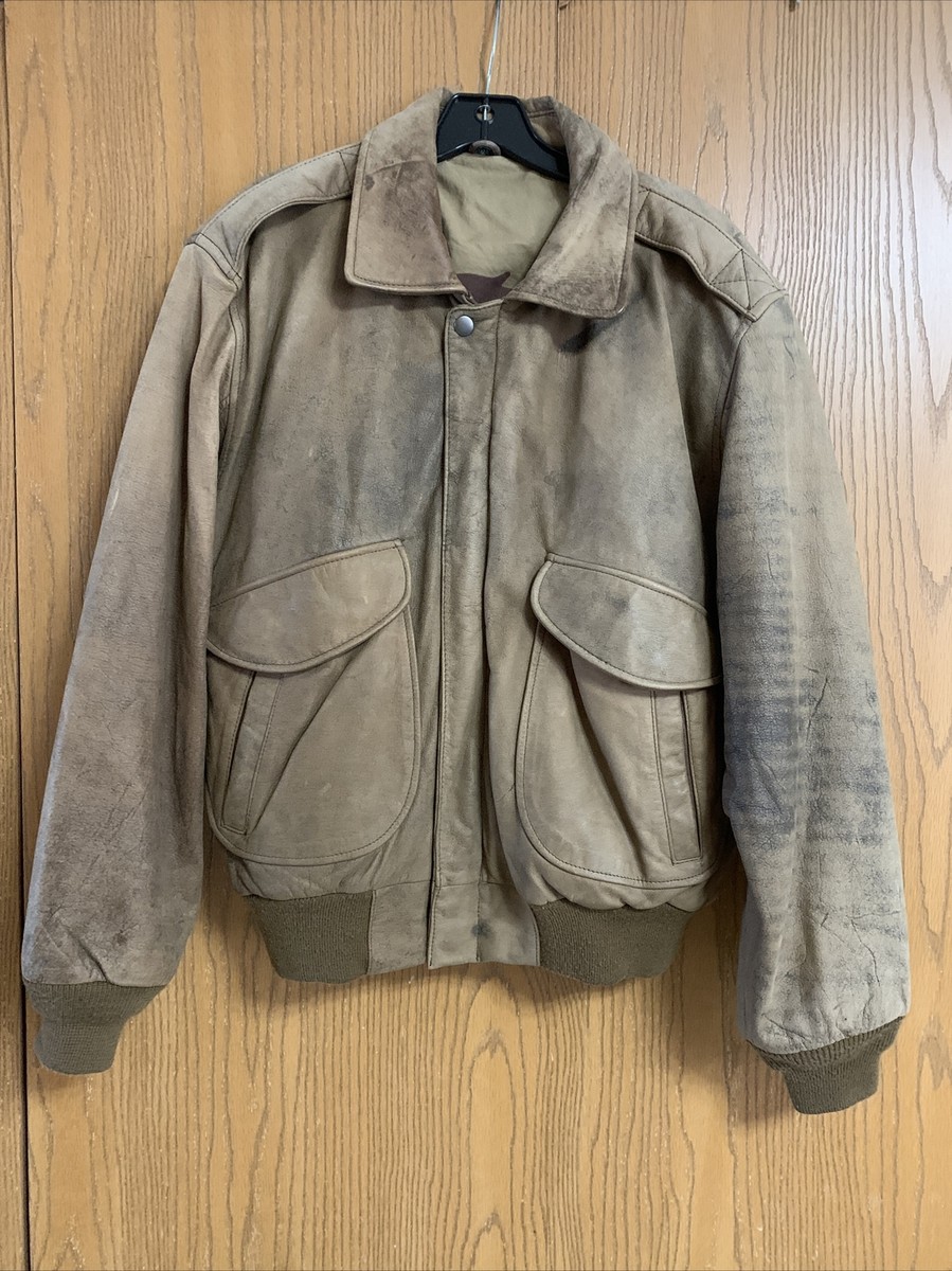 Hunt Club Jacket Mens 40R Brown Leather Vintage Classic Hunt Club Jacket Mens 40R Brown Leather Vintage Classic
