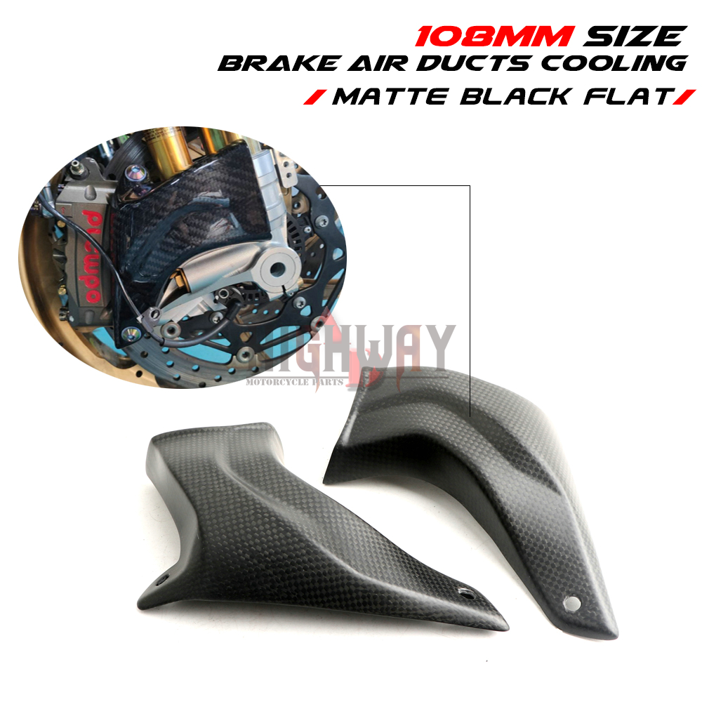 100mm Carbon Fiber Caliper Cooling Brake Air Ducts Guard for BMW R nine ...