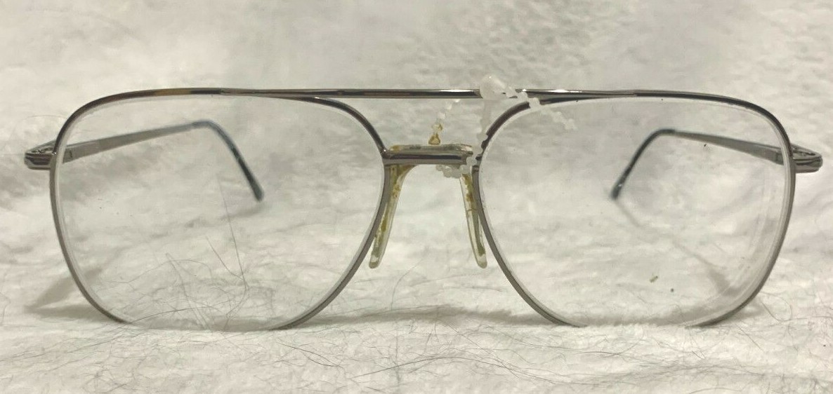 Stetson XL-8 Sunglass/Eyeglass Frames RX gray metal silver tone Mens ...