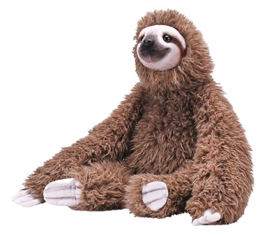 THREE TOED SLOTH SOFT TEDDY BEAR TOY WILD REPUBLIC ARTIST COLLECTION ...