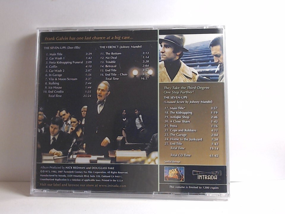 Don Ellis / Johnny Mandel – The Seven-Ups / The Verdict (CD, Sealed, US ...