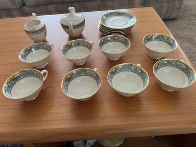 Lenox AUTUMN China 8 Piece Tea Set Minus 2 Saucers | eBay