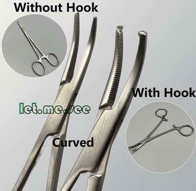 1pc Dental Curved Hemostat Forceps Locking Clamps Needle Holders ...