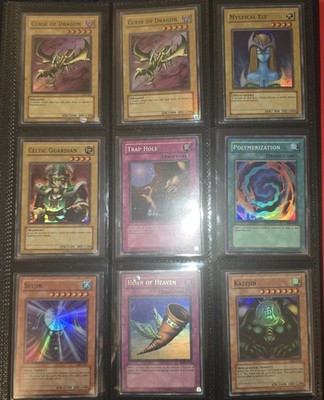 YUGIOH VINTAGE HOLO CARD COLLECTION 1st EDITION LOB/MRD/MRL/PSV AND ...