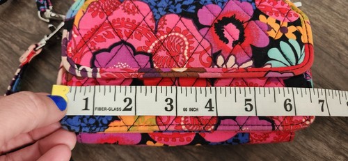 Vera Bradley Crossbody Handbag Multicolor Floral Bright Spring Color ...