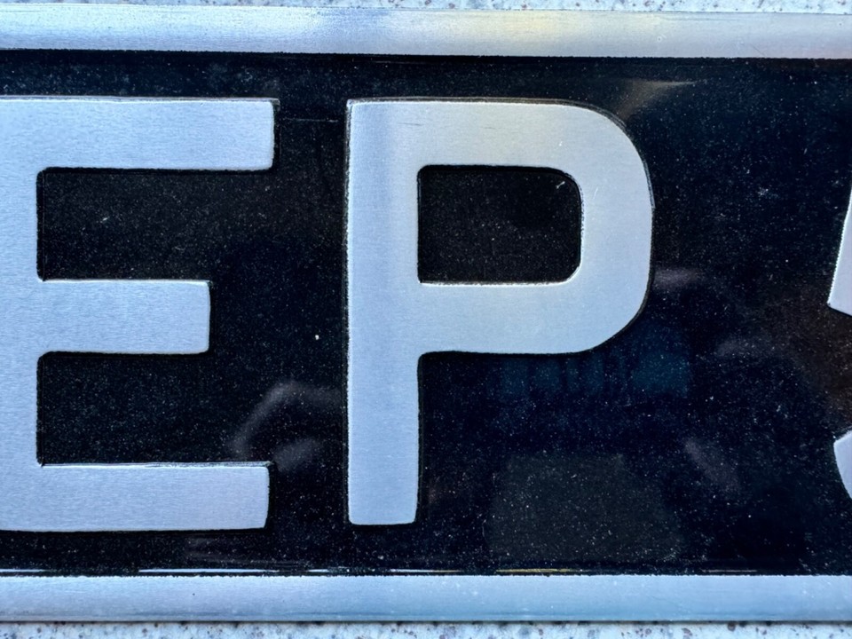 British UK Sample JEPSON License Licence Number Plate JEP 50N | eBay UK