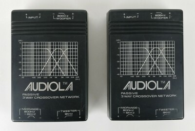 AUDIOLA Cross Over Réseau - Paire - Alimenté | eBay