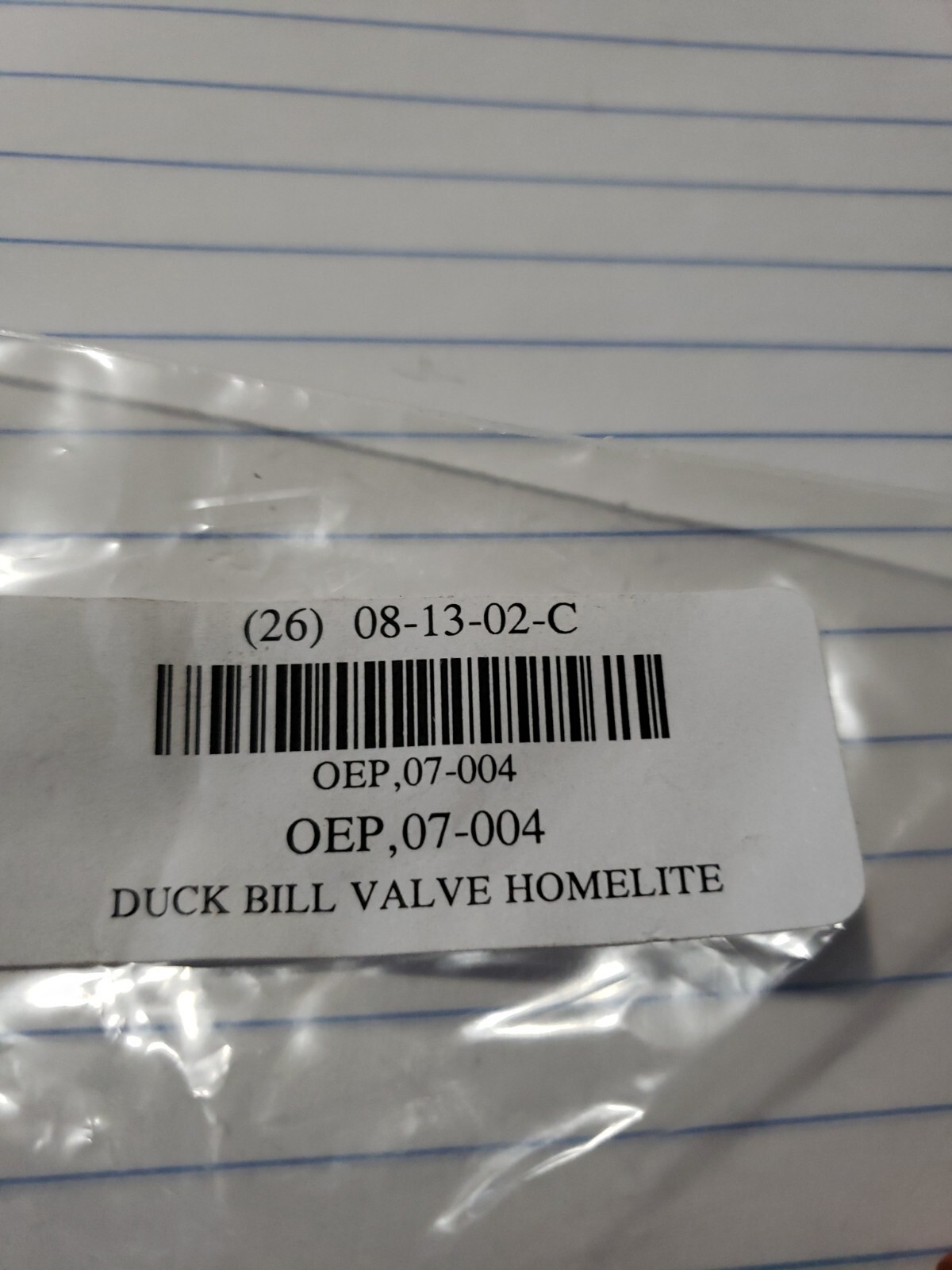 Oregon 07-004 Duck Bill Check Valve Fuel Cap Homelite | eBay