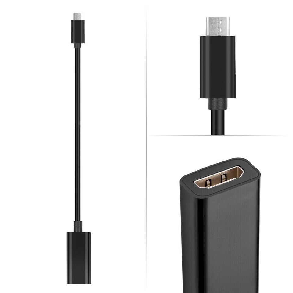USB-C Type C To HDMI Adapter USB3.1 Cable For MHL Android Phone Tablet ...