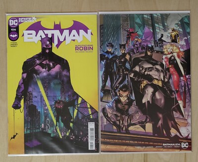 Batman #106 MAIN COVER & VARIANT SET DC COMICS 1ST APP OF MIRACLE MOLLY ...