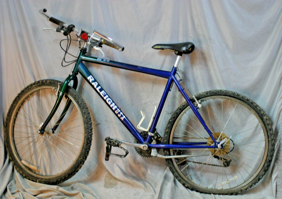 1995 Raleigh M60 MTB Bike 19" Large Hardtail Rigid Chromoly Steel USA ...