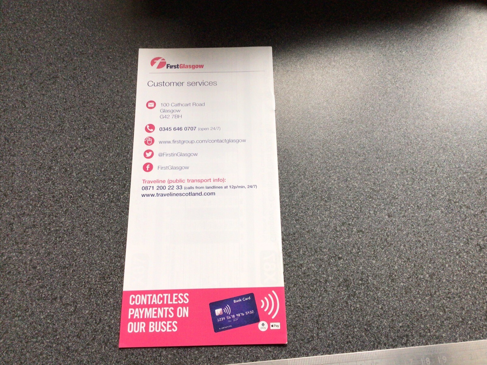 First Glasgow Scottish Bus Group Rte X85 X87 Timetable August 2017 ...