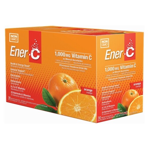 Ener-C Vitamin C Multivitamin Drink Mix 1000 mg Orange, 30 Packets By ...