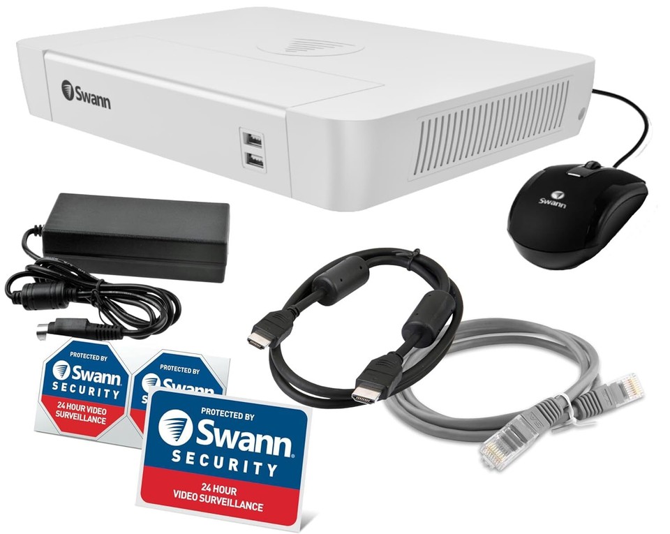 Swann 4K 8Channel Security Camera System NVR Recorder nvr-8580 Security ...