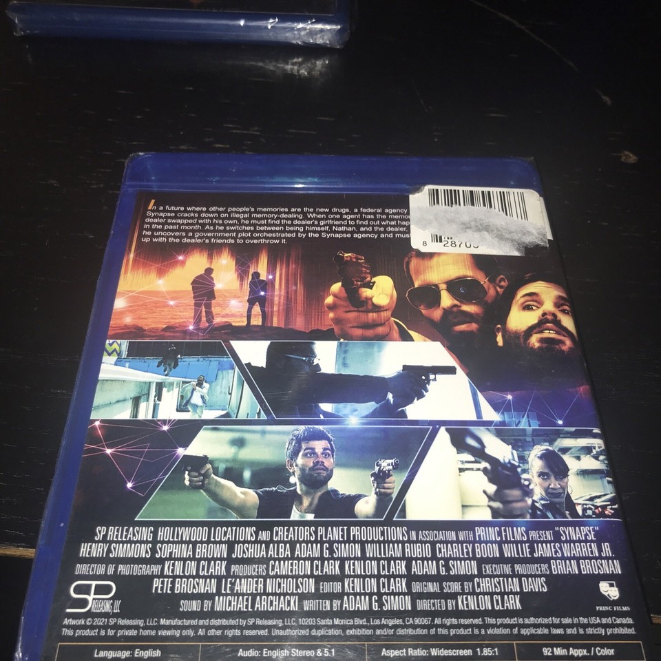 Synapse Blu Ray DVD Combo NEW Henry Simmons | eBay