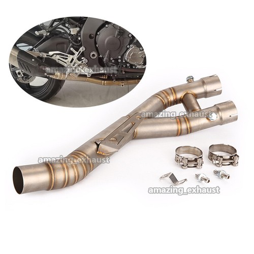 For Yamaha YZF R1 R1M 2015-22 Motorcycle Exhaust Connect Pipe 55mm Slip ...