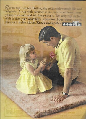 1960s Advertisement for Lamtex Rugs | eBay UK