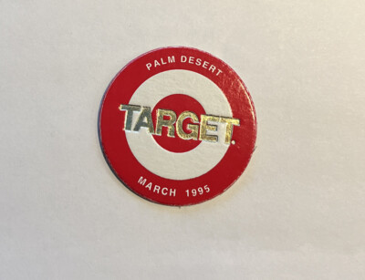 Vntg 1995 Target POG Palm Desert March Grand Opening Store Red Bullseye ...