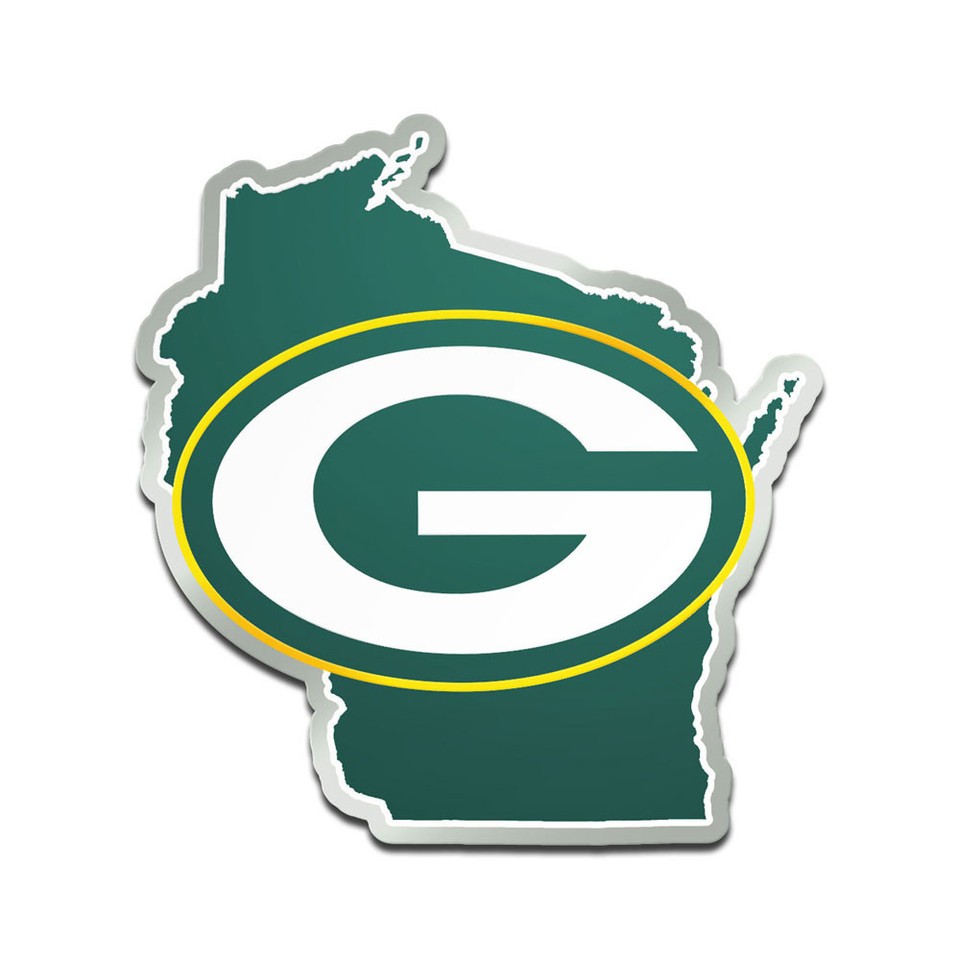 Green Bay Packers State Acrylic Auto Emblem | eBay