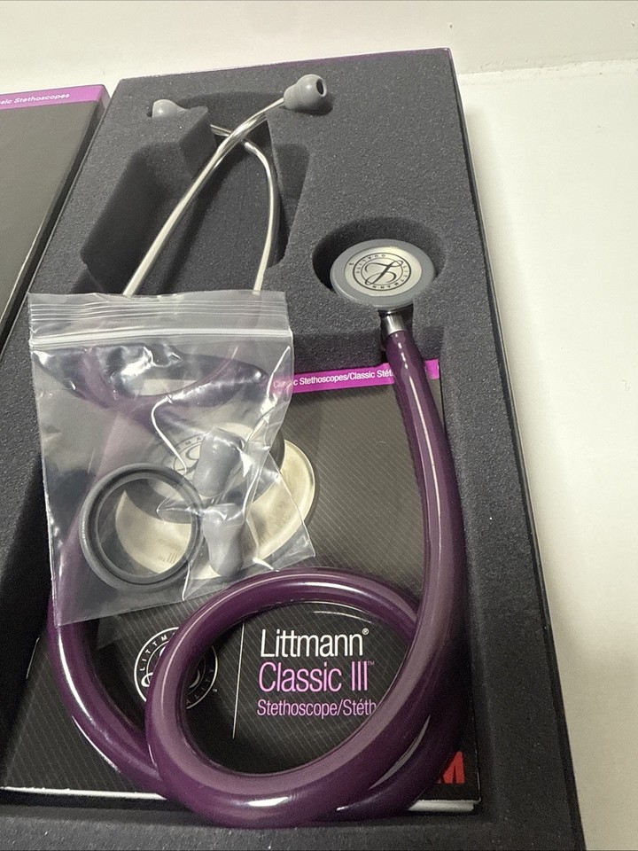 Littmann Classic III Monitoring Stethoscope: Plum 5831 | eBay UK