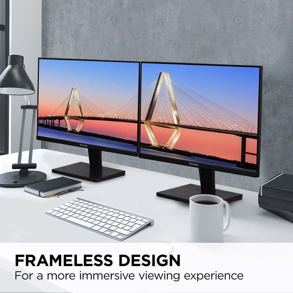 VS2447M 24 Inch 1080p Monitor with 100Hz, FreeSync, Thin Bezels, Eye ...