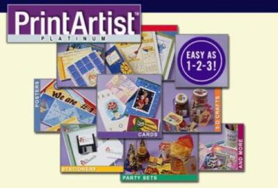 Print Artist 12 Platinum PC CD create custom greeting cards, crafts ...