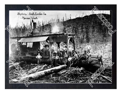 Historic Simpson Lumber Co. - North Bend, Oregon Train Postcard | eBay