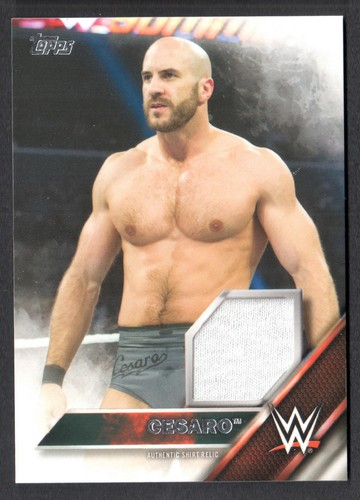 WWE 2016 by TOPPS Relic Card: SUPERSTAR CESARO SHIRT (#022/299) | eBay