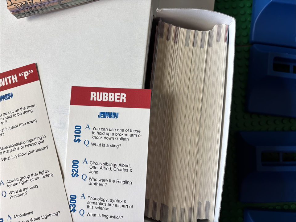 TYCO JEOPARDY TRIVIA BOARD GAME WITH ALEX TREBEK COMPLETE | eBay