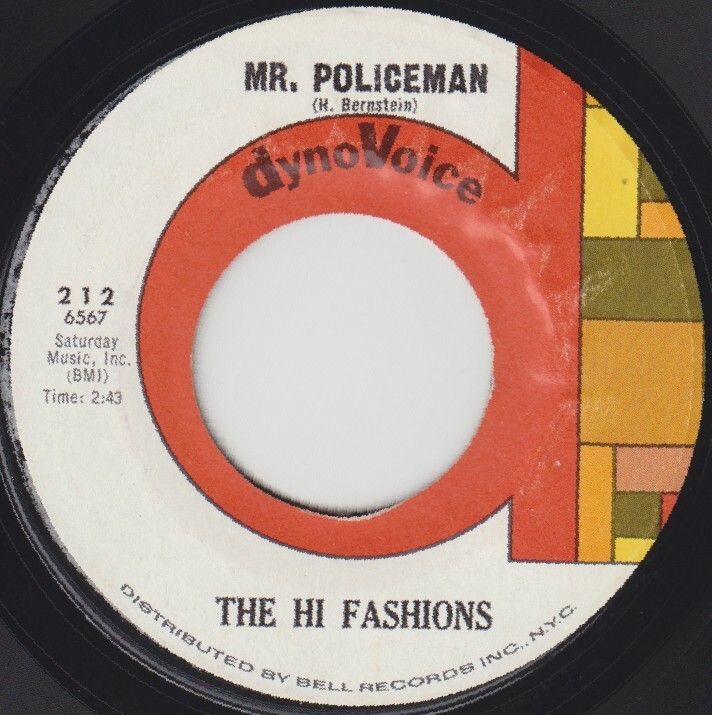 Hi Fashions: Billy Knows / Mr. Policeman (Dyno Voice 212) DEMO '65 ...