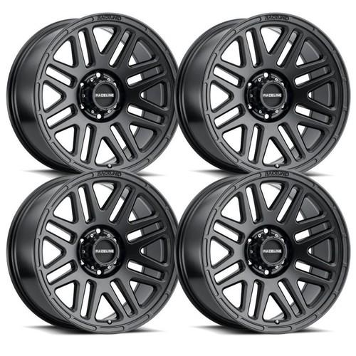 (Set-4) Raceline Outlander Black 18X9 8X170 +12mm wheels rims 18 inch ...