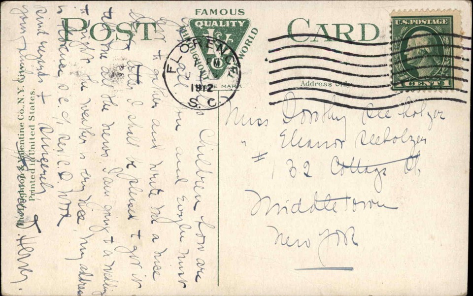 Florence SC Court House & Post Office c1910 Postcard | eBay