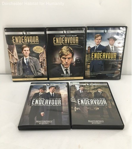 PBS Masterpiece Mystery Endeavour Series 1-5 12 Disc DVD Lot (2013, PBS ...