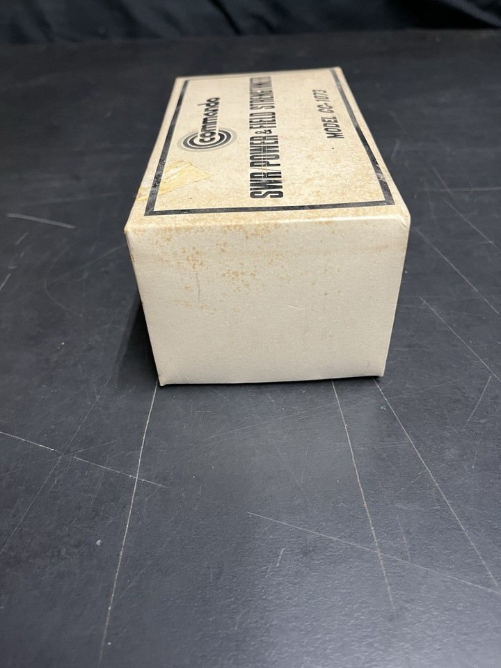 Commando SWR/power and field strength meter model CC–1073 CB Meter NOS ...