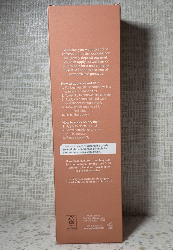 Kristin Ess Hair Color Depositing Conditioner Terracotta Semi-Permanent ...
