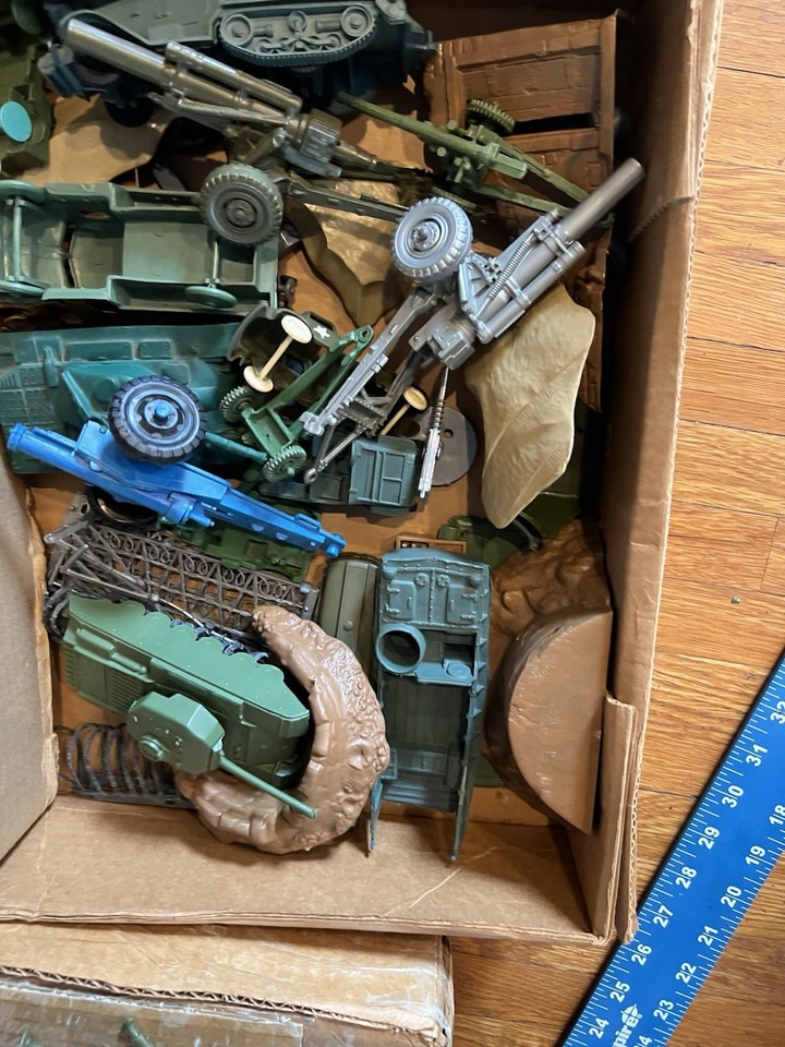 vintage marx battleground playset + Extras As Is Figures Men | eBay