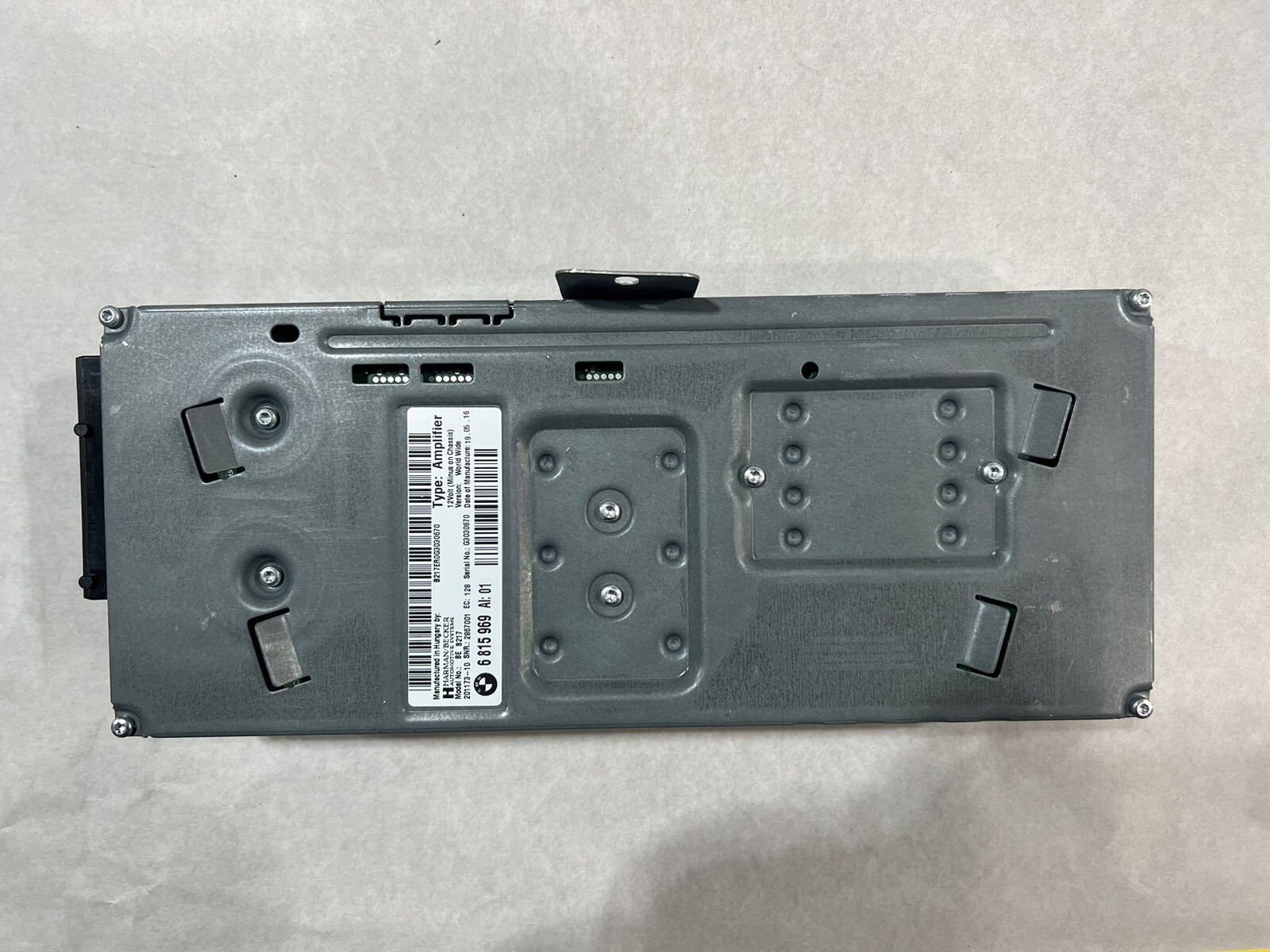 BMW F10 F11 F07 Harman Kardon Amplifier Top Hifi Bracket 6815969 | eBay