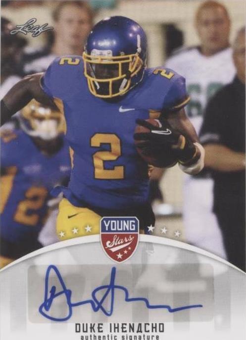 2012 Leaf Young Stars - Autograph Duke Ihenacho #DI1 (AU, RC) for sale ...