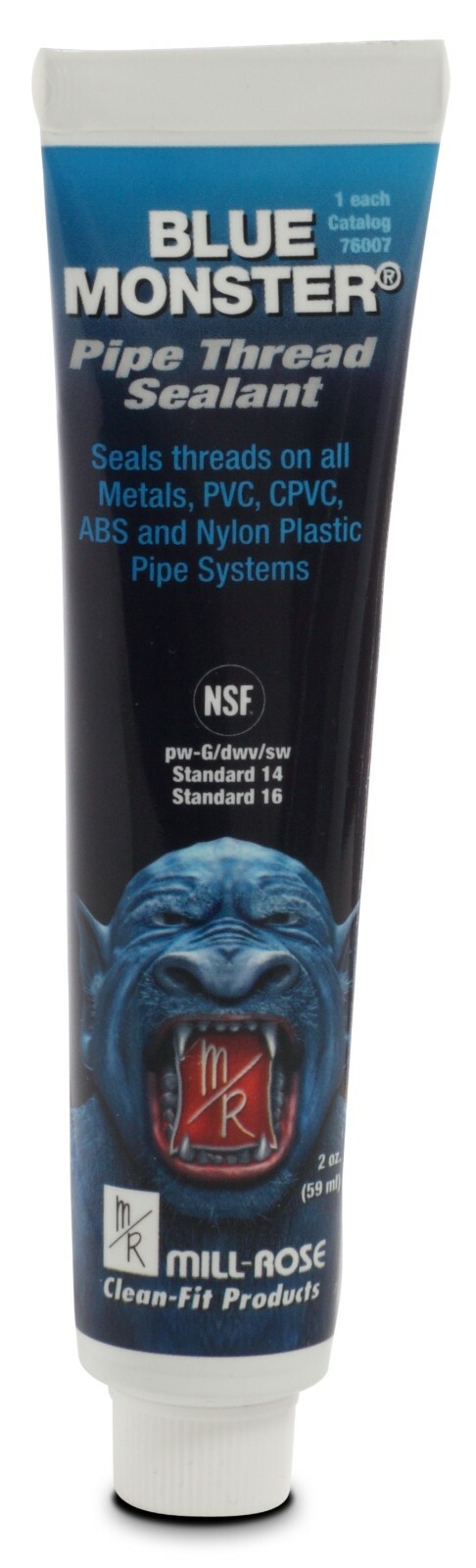 Mill-Rose Mill Rose 76007 Blue Monster Pipe Thread Compound White 2 Oz ...