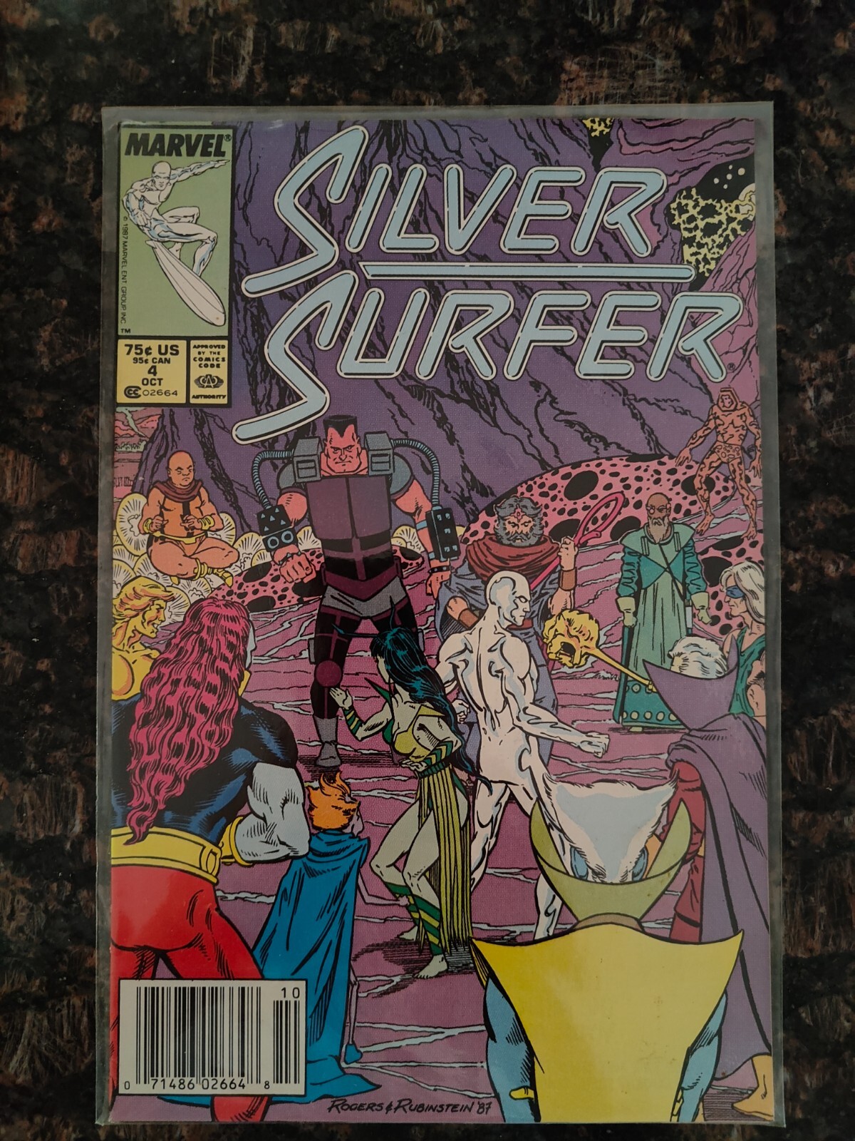 Silver Surfer #4 Newsstand Variant (Marvel Comics October 1987) for ...