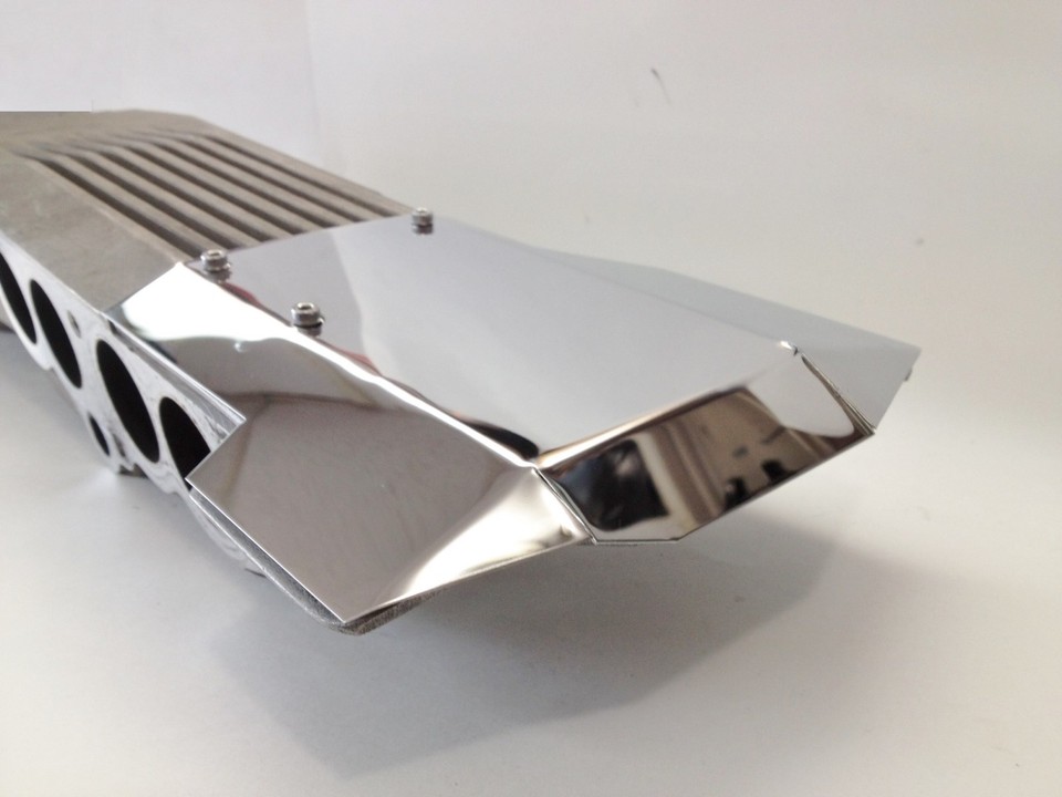 1985-1991 C4 Corvette 7pc Intake Manifold Cover Polished Stainless ...